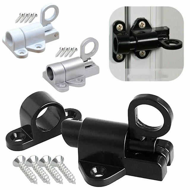 SELF CLOSING LATCH Bolt Automatic Spring Loaded Door Gate Security Lock ...