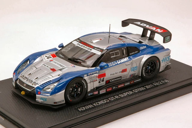 NISSAN ADVAN KONDO Gt-R Super GT5000 #24 Rd.2 Fuji 2011 1:43 Model Ebbro EUR 75,53 - PicClick FR