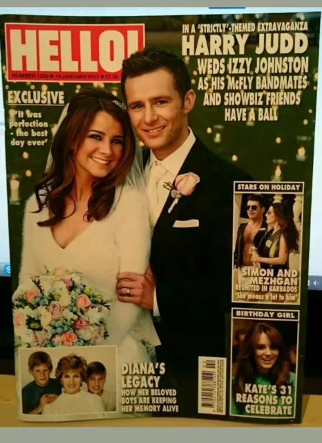 HELLO MAGAZINE PRINCE William Kate Princess Diana Harry Judd Wedding No ...