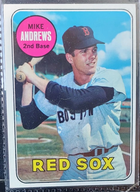 1969 TOPPS BASEBALL Mike Andrews #52 Red Sox de Boston NEUF-MT EUR 13 ...