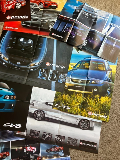 BIG COLLECTION HOLDEN FACTORY EMPLOYEE POSTERS Commodore Monaro Camaro ...