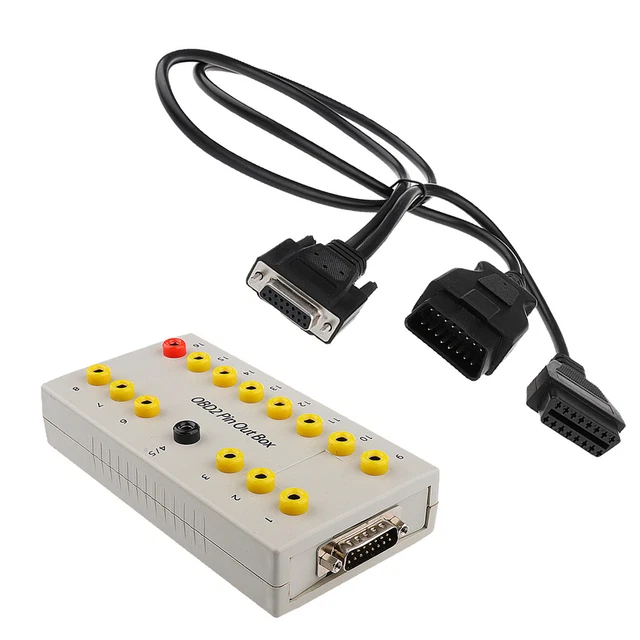 BREAKOUT BOX OBD2 EOBD Tester Pinout diagnostico a 16 pin per Mercedes ...