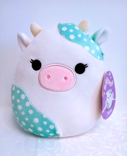 SQUISHMALLOWS BELANA THE Cow 7,5 Zoll neu mit Etikett 18 cm Plüschtier ...