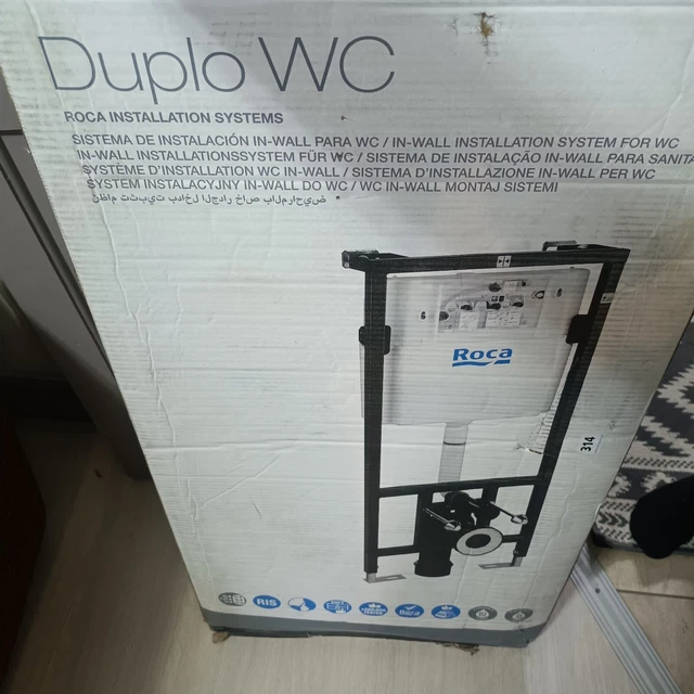 ROCA DUPLO IN-WALL With Concealed Cistern WC Frame For Wall-hung Wc ...