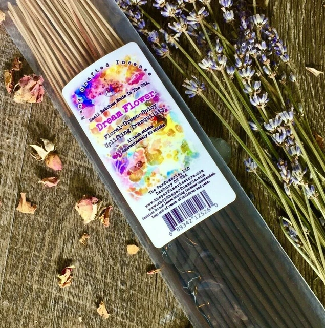 DREAM FLOWER INCENSE sticks Handcrafted, Fresh, Woody Scent, Floral ...