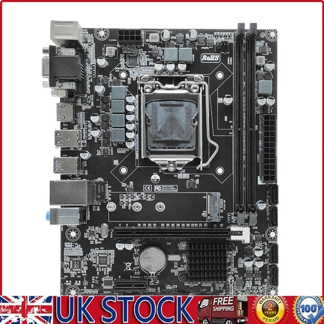 H310 DESKTOPS MOTHERBOARD VGA/HDMI-compatible/DVI Ports LGA1151 SATA ...