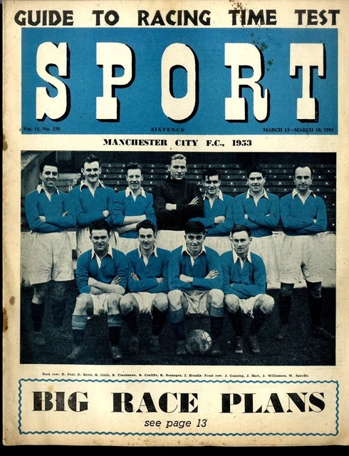 SPORT MAGAZINE VOL14 #270 - Bill Lewis. Johnny Mcphail. Cyril Parry ...