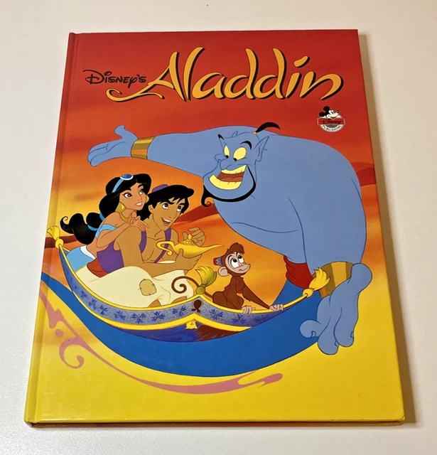 ALADDIN DISNEY CLASSIC Series Vintage Hardcover Book 1992 $29.00 ...