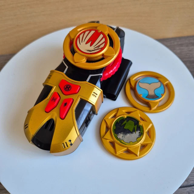 POWER RANGERS NINJA Storm Wind Morpher with Discs 2002 Bandai Sounds ...