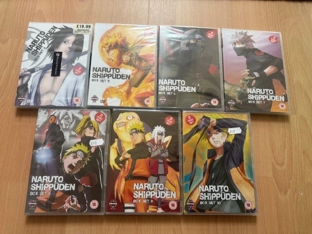 NARUTO SHIPPUDEN BOX Set 4-10 Episodes 40-126 DVD Sets - Brand New & Sealed £79.99 - PicClick UK
