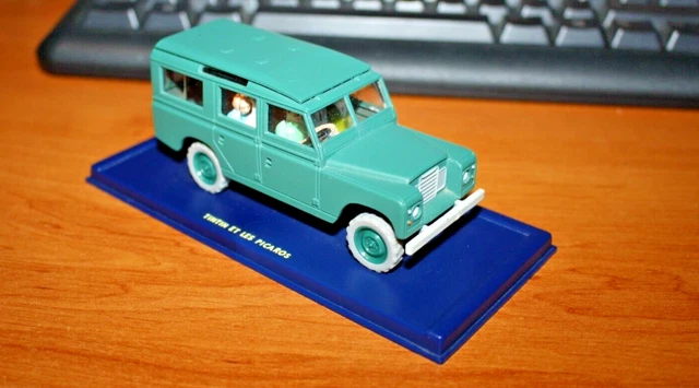 VOITURE TINTIN - LAND ROVER DU GENERAL TAPIOCA - LES PICAROS- 1/43ème ...