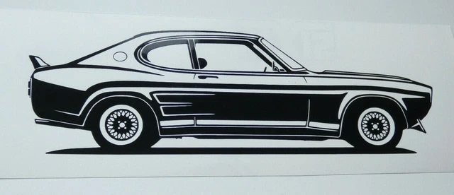 FORD CAPRI RS Sticker Ford Capri MK1 Sticker Aufkleber links rechts ...