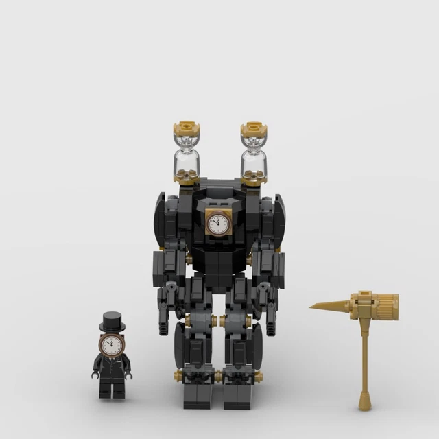 LEGO SKIBIDI TOILET Titan MECH SUIT Clockmen Lego Build moc ...