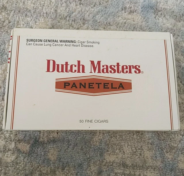DUTCH MASTERS PANETELA Cigar Box from 1960s - Fit 50 Fine Cigars £7.45 ...
