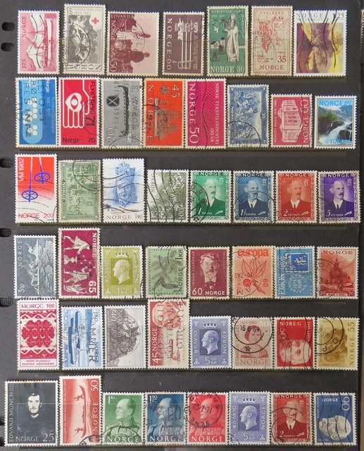NORWAY BULK WORLD 1 Scan MIXED NORGE Stamps | Good Mix | JUL68 $5.00 ...