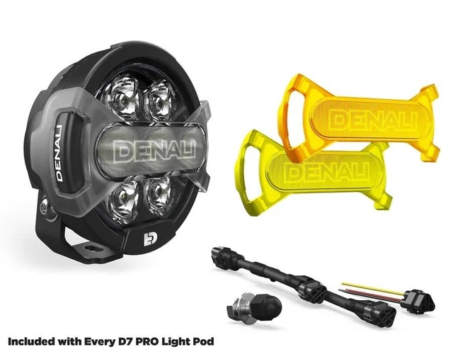DENALI 2.0 D7 Pro LED Light Pod with Modular X-Lens Sys Triumph Speed ...