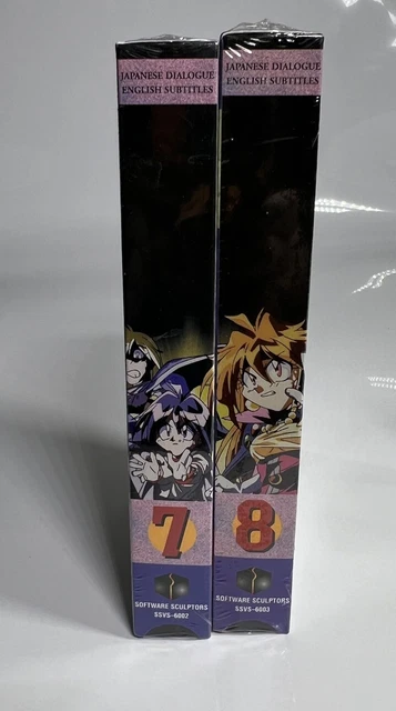 THE SLAYERS ANIME VHS Vol 7 8 Japanese Language English Subtitles ...
