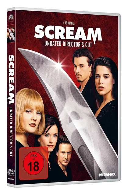 SCREAM - TEIL: 1 - Unrated Director's Cut (1996)[DVD/FSK 18/NEU/OVP ...