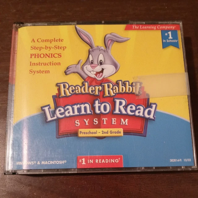 READER RABBIT: LEARN To Read System Preschool PC MAC CD 3 CD set $59.88 ...
