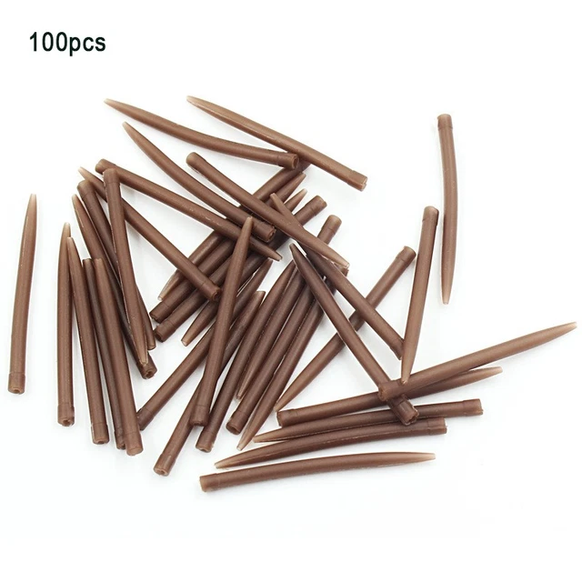 100PCS RUBBER TIP Tube Carp Anti-Tangle Sleeve Hook Connection Lead ...