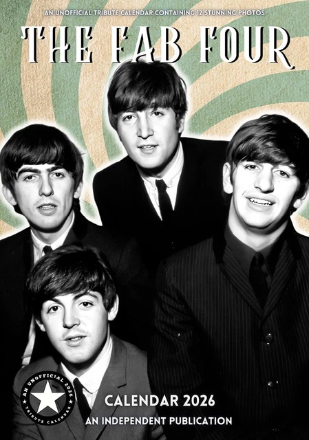 THE FAB FOUR 2026 Calendar - A3 Size 30 X 42 Cm, 12 Months of Great ...