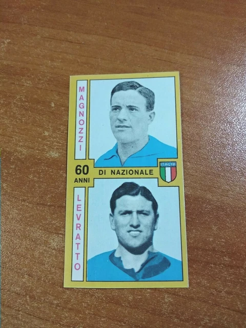FIGURINA CALCIATORI PANINI 1969-70 NAZIONALE - MAGNOZZI/LEVRATTO ...