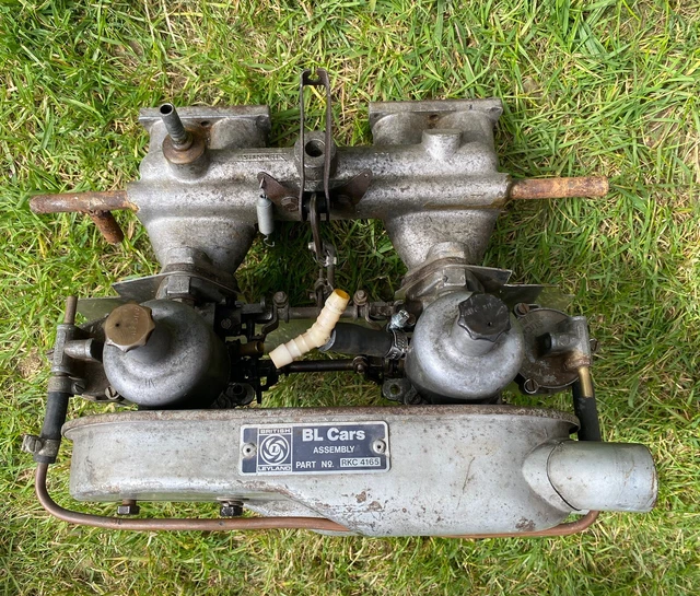 TRIUMPH SPITFIRE 1500 Mg Midget 1500 Twin Su Carburetor Air Filter Box ...