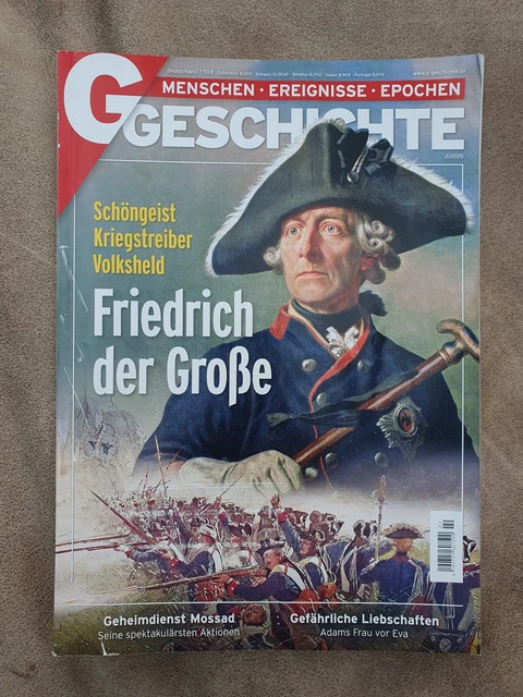 G GESCHICHTE MAGAZIN Zeitschrift 2/2025 Friedrich der Große EUR 1,50 - PicClick DE