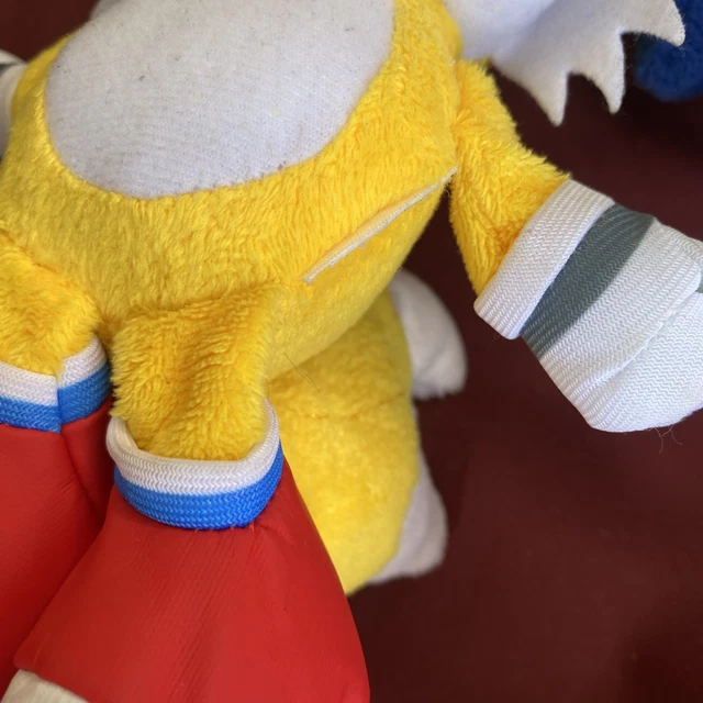 SONIC THE HEDGEHOG Classic Sonic, Tails & Knuckles Plush Bundle RARE £ ...