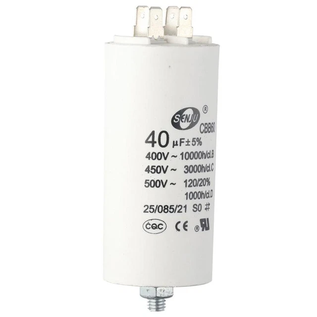 40UF 450V AC CBB60 Run Capacitor Air Compressor Water Pump Motor $21.96 ...