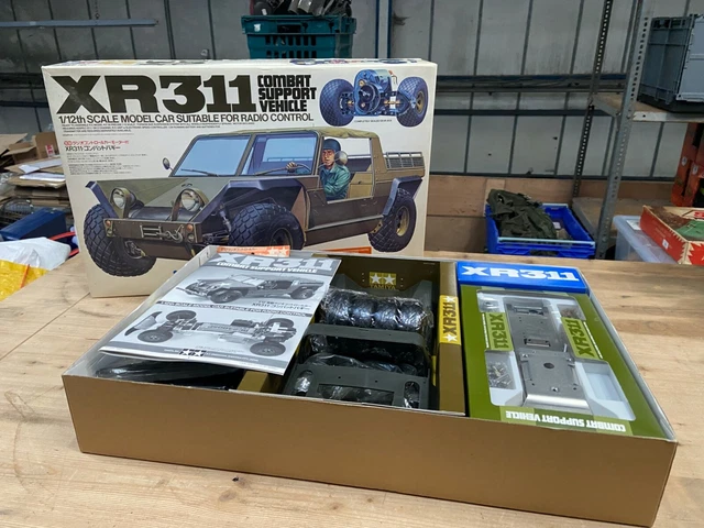 VINTAGE TAMIYA 1/12 SCALE RC XR311 Combat Support Vehicle KIT (Reproduction) £295.00 - PicClick UK