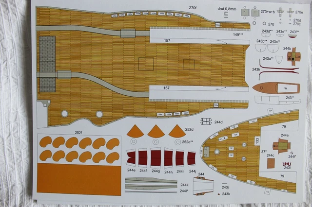 1:200 GERMAN WWII aircraft carrier Graf Zeppelin paper model $67.26 ...