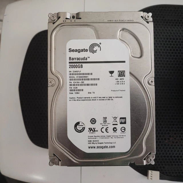 SEAGATE BARRACUDA 2TB 2000GB Harddrive HDD 7200RPM ST2000DM001 $40.00 ... SEAGATE BARRACUDA 2TB 2000GB Harddrive HDD 7200RPM ST2000DM001 $40.00 ...