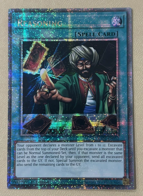 YU-GI-OH! REASONING RA01-EN052 Quarter Century Secret 1st Edition EUR 4 ...