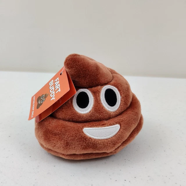 OUR FRIENDLY FOREST Poop Emoji Farting Plush Toy Makes Funny Fart ...