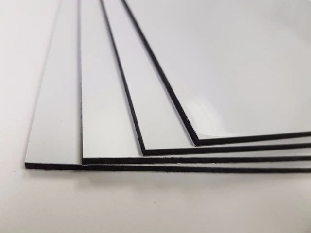 A4 SHEETS 3MM White Aluminium Composite sheets Alupanel - Dibond ACM ...