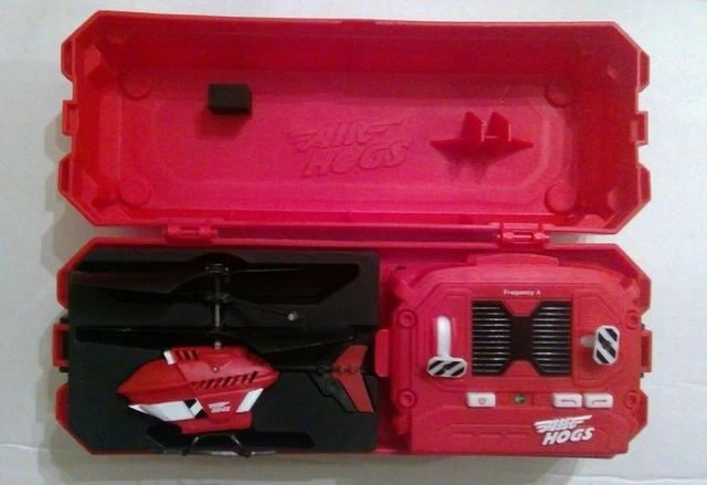 VINTAGE AIR HOGS HELICOPTER SET WITH CASE 1970s RED and BLACK £37.64 ...