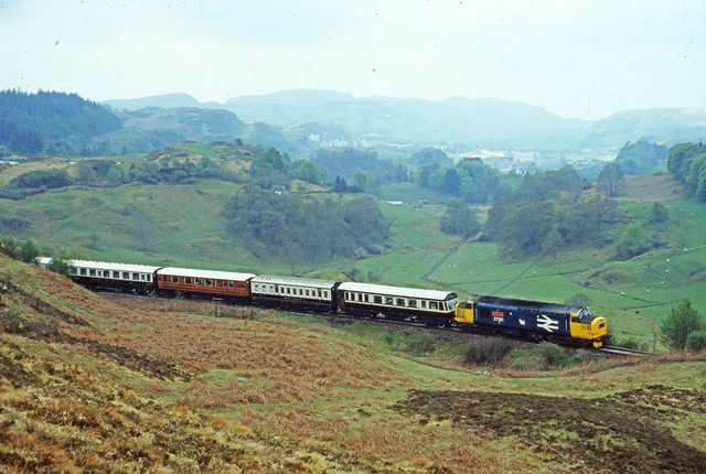 ORIG. 35MM RAILWAY Slide Class 37 37191 West Highland Line 1986 ...