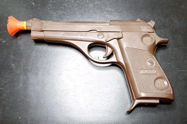 PLACO TOYS T.M. Baretta Play Gun With Plastic Dart $75.00 - PicClick