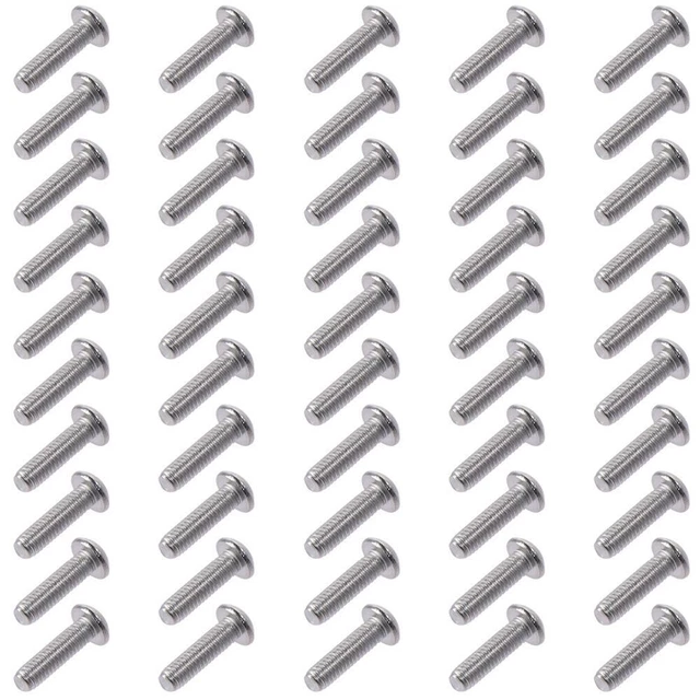 50pcs 304 Stainless Steel Socket Head Cap Screws M4 Hex Socket Diy Eur 826 Picclick Fr