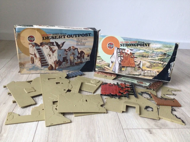 AIRFIX 1:32 DESERT Outpost and Strongpoint and WW 2 Bundle £24.79 ...