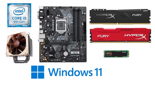 GAMING PC-KIT I5 9400f, 16gb Ram, Windows 11 vorinstalliert, 250gb m ...