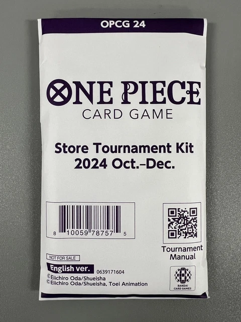 ONE PIECE CARD Game Store Tournament KIt 2024 Oct-Dec SEALED English ...
