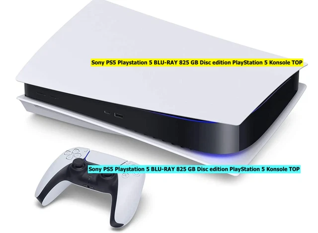 SONY PS5 PLAYSTATION 5 BLU-RAY 825 GB Disc edition PlayStation 5 ...