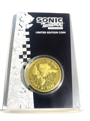 SONIC THE HEDGEHOG Retro Gamer Gold Edition Coin Limited Edition To ...