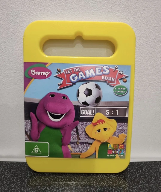 BARNEY THE DINOSAUR - Let The Games Begin region 4 DVD (kids / sport ...