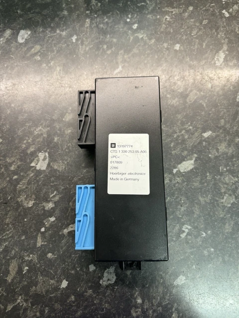 VAUXHALL ASTRA H Twintop Roof Ecu Control Module 13197774 2004-2010 ...