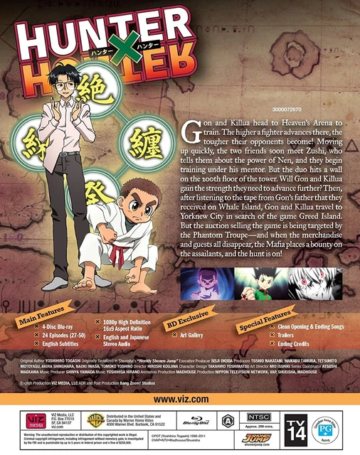 HUNTER X HUNTER Set 3 Standard Edition (Blu-ray) Various (US IMPORT) £ ...