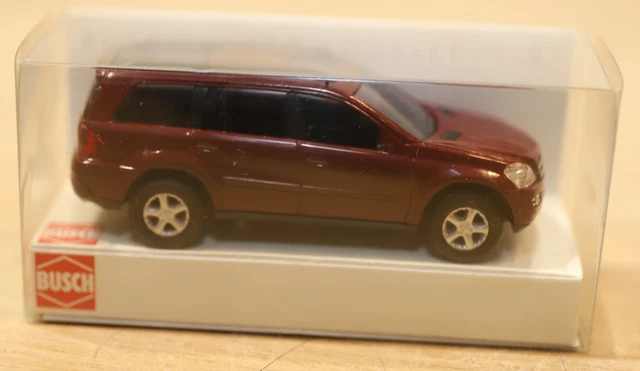 BUSCH 46300 PKW MERCEDES BENZ GL-Klasse Bordeux H0, 1:87 EUR 11,99 ...