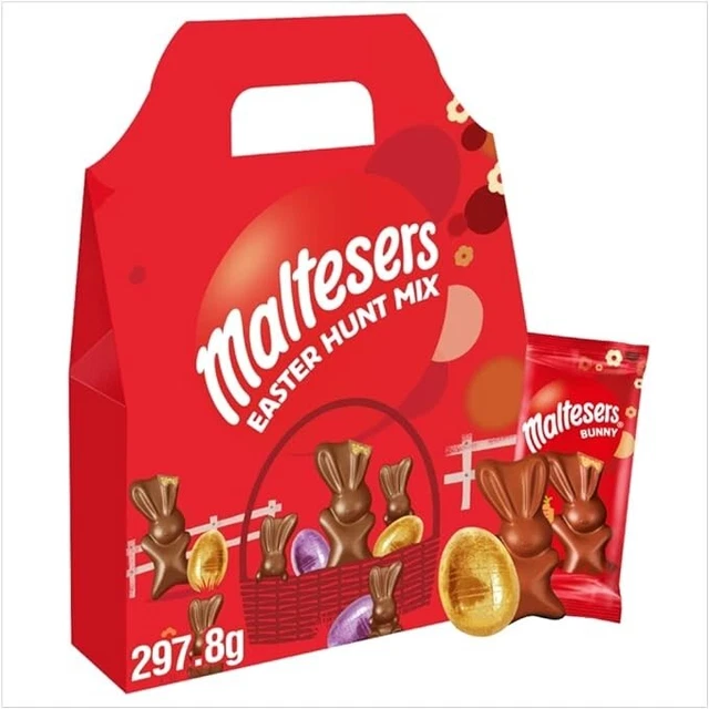 MALTESERS CHOCOLATE EASTER Egg Hunt Mix, Milk Chocolate Gift 297.8g £7. ...